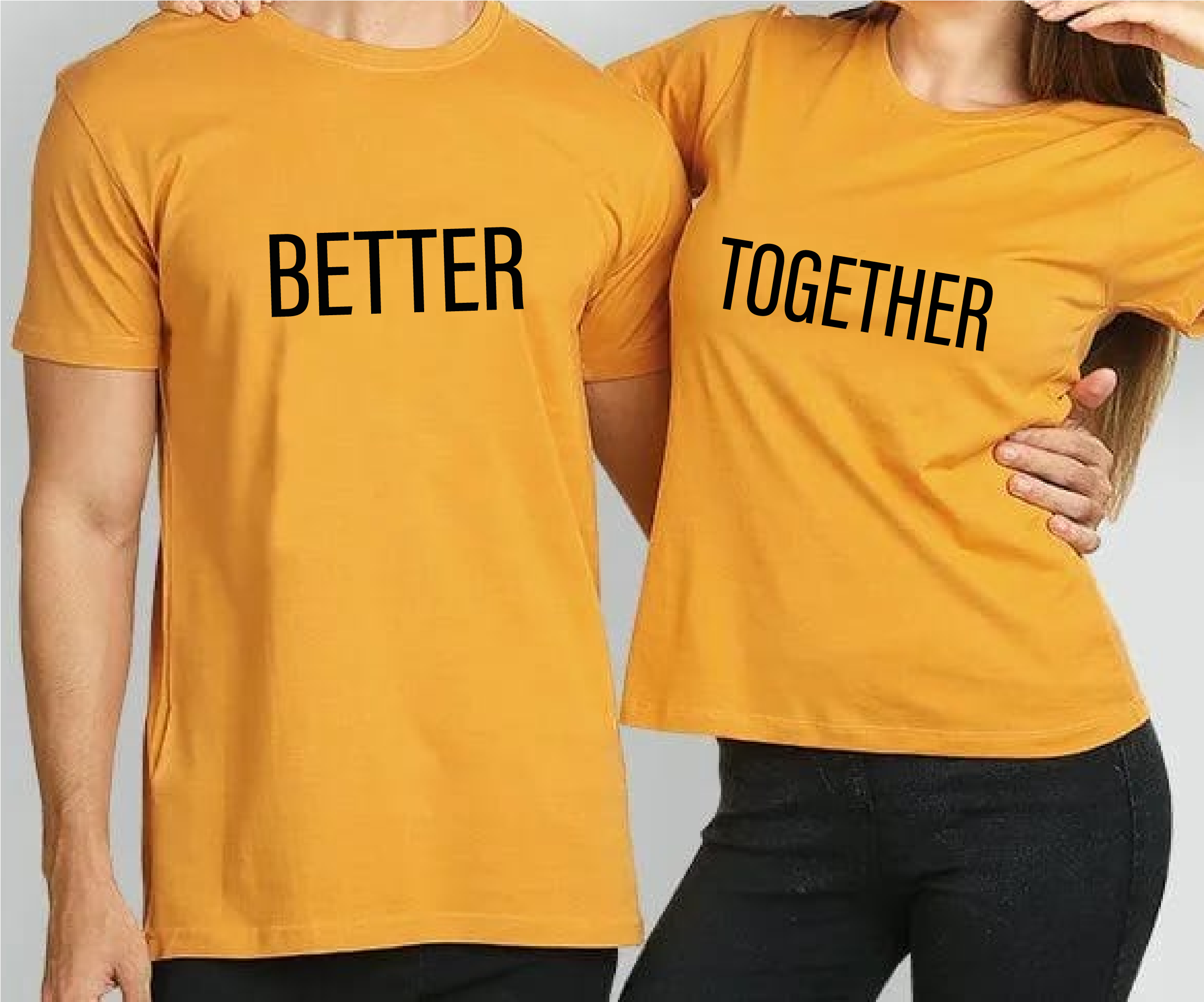 Better Together Couple Shirts – Customized Shirts