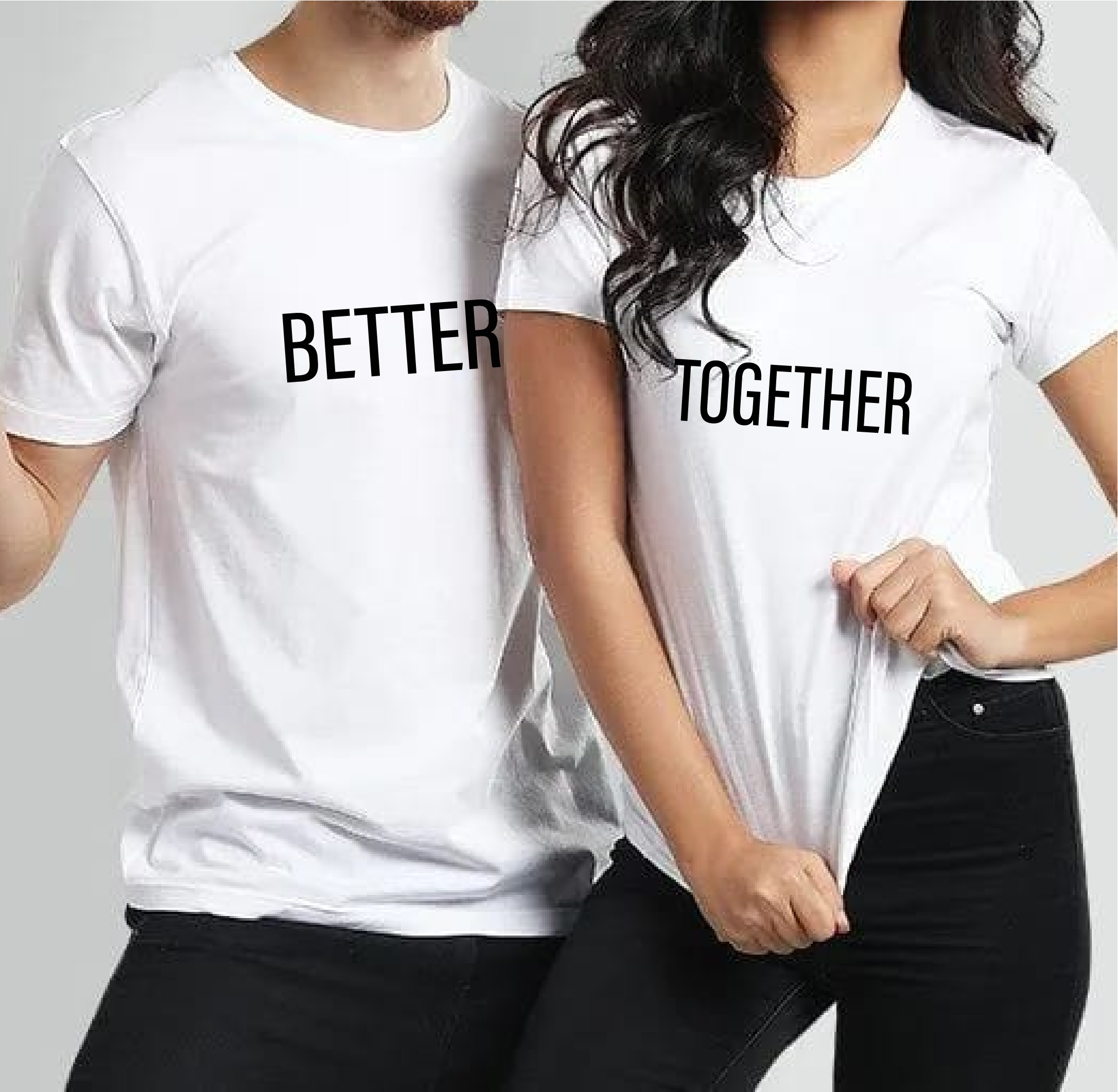 Better Together Couple Shirts – Customized Shirts