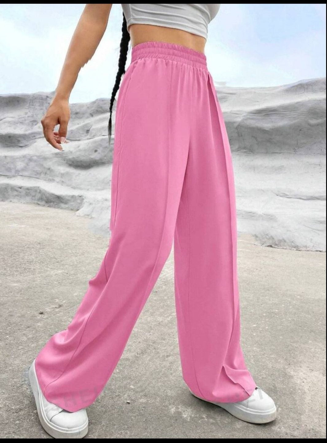 Basic Pink Flapper Trouser – Customized Shirts